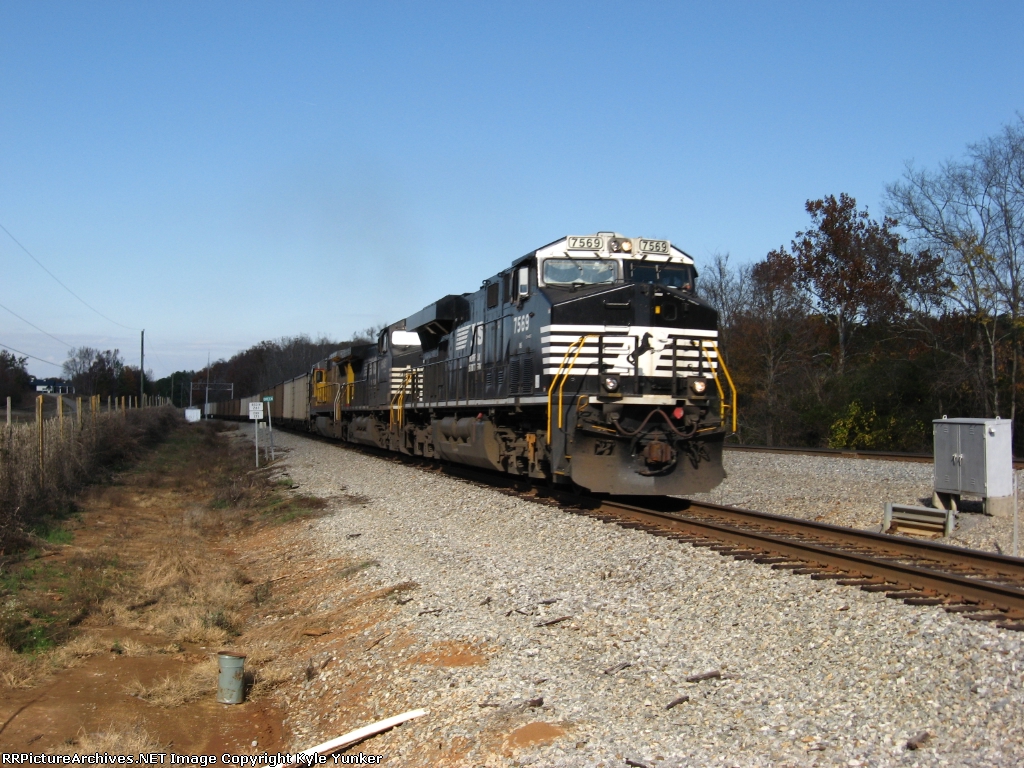 SB coal train diverging on to the Cedartown Line